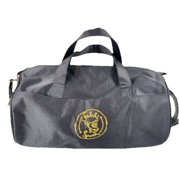 Falchi Sport | Bags | Carlos Falchi Sport Black Travel Tote Duffle Bag ...